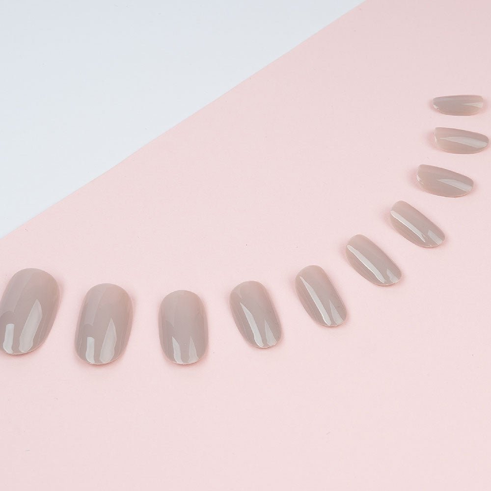 Invogue Classic Nude Acrylic Nails– Beautycare gcc
